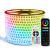 RGB LED Strip 220V – 10m tot 50m – Dubbele Rij – IP65 – Plug & Play
