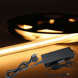 LED Strip COB - 10 Meter - Complete Set - 2700k - Warm Wit - 24V - IP65 ...