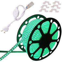 LED Strip Groen - 50 meter in een ROL - 220V - 2835SMD - 180L/M - IP65 ...