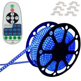 LED Strip Blauw - 10 meter in een ROL - 220V - 2835SMD - 180L/M - IP65 ...